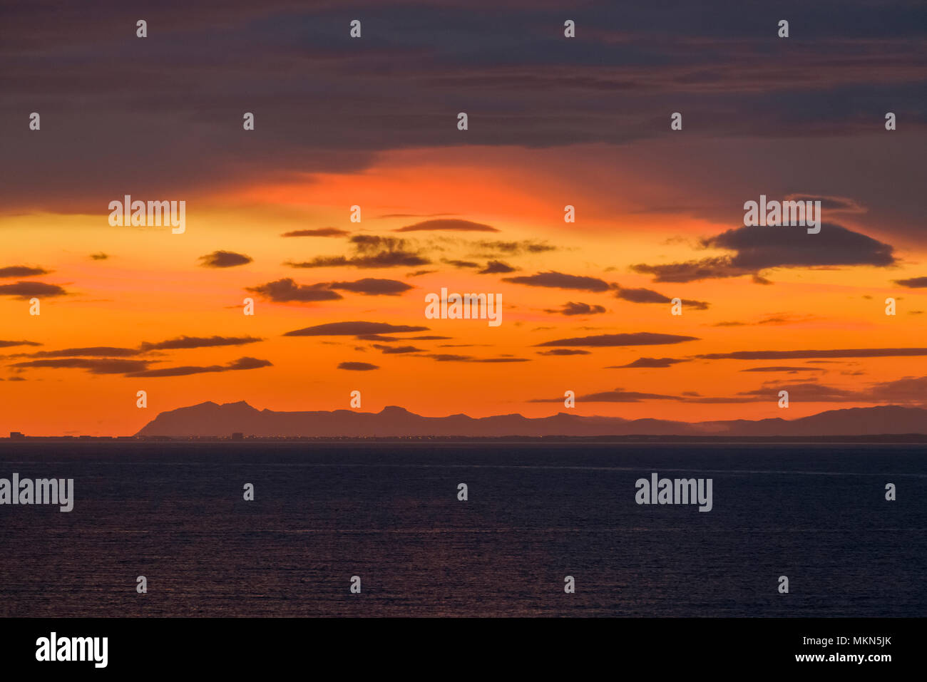 Sunset, Seltjarnarnes, Reykjavik, Iceland Stock Photo - Alamy