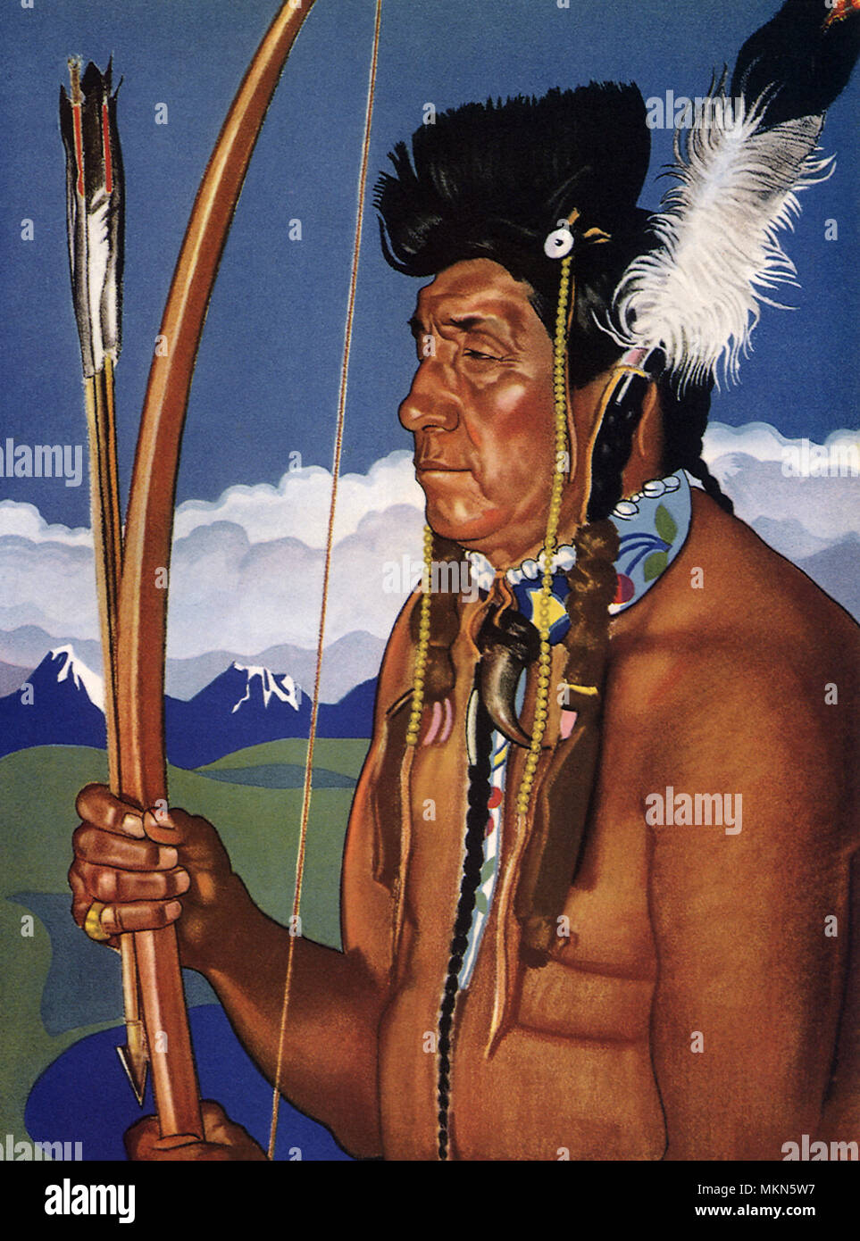 Native american robe hi-res stock photography and images - Alamy