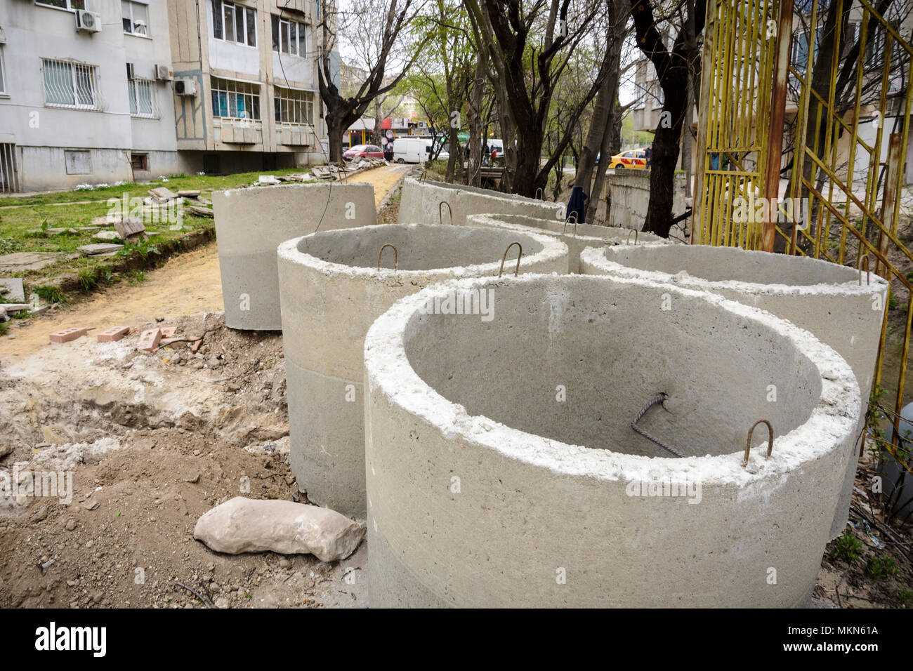 Sewer Concrete Pipe High Resolution Stock Photography and Images - Alamy
