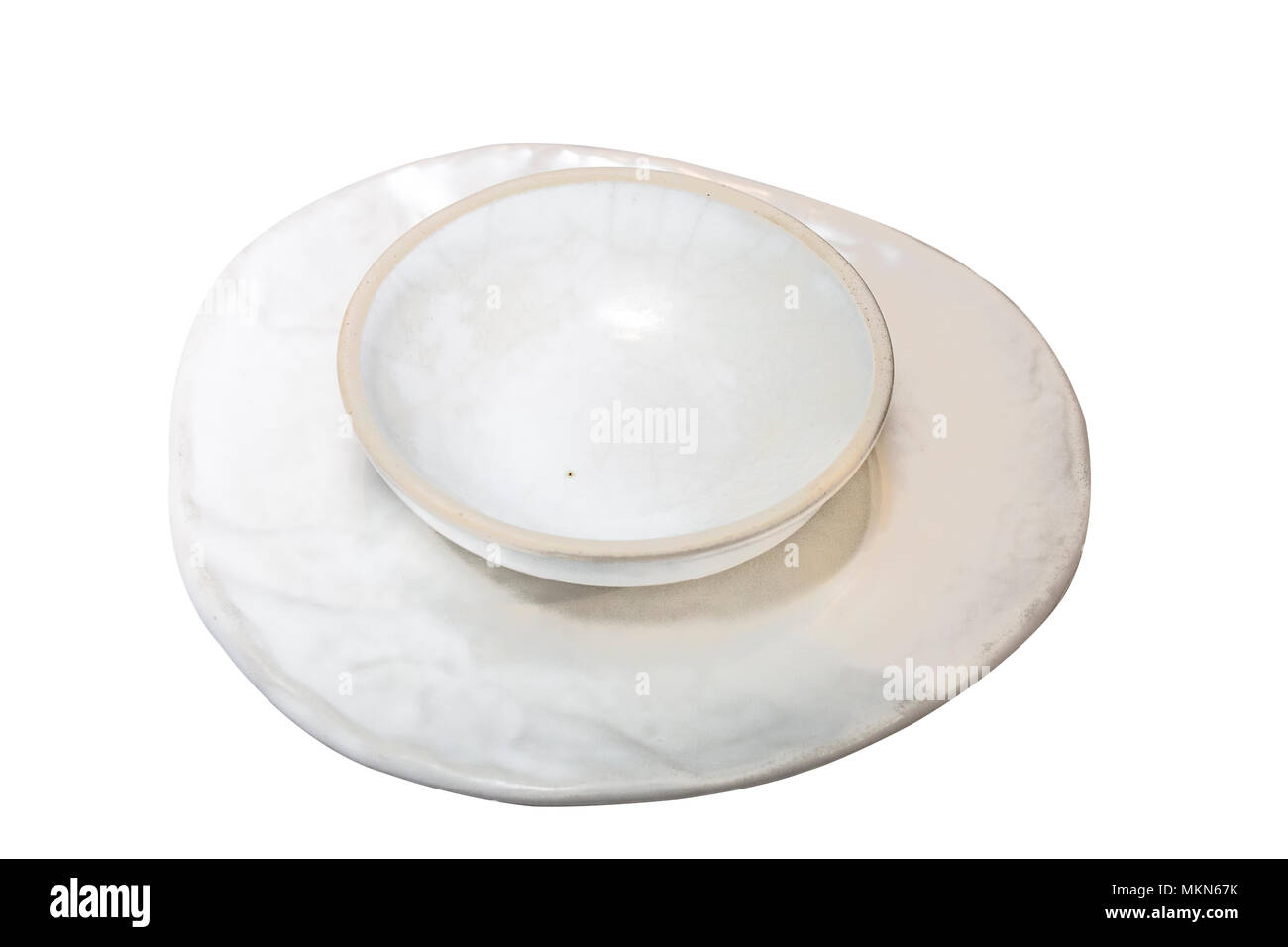 White dish isolated on background.Closed up Stock Photo - Alamy