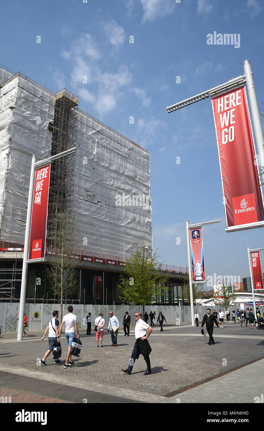 Wembley Way Views by the National Football Stadium England Britain UK ...