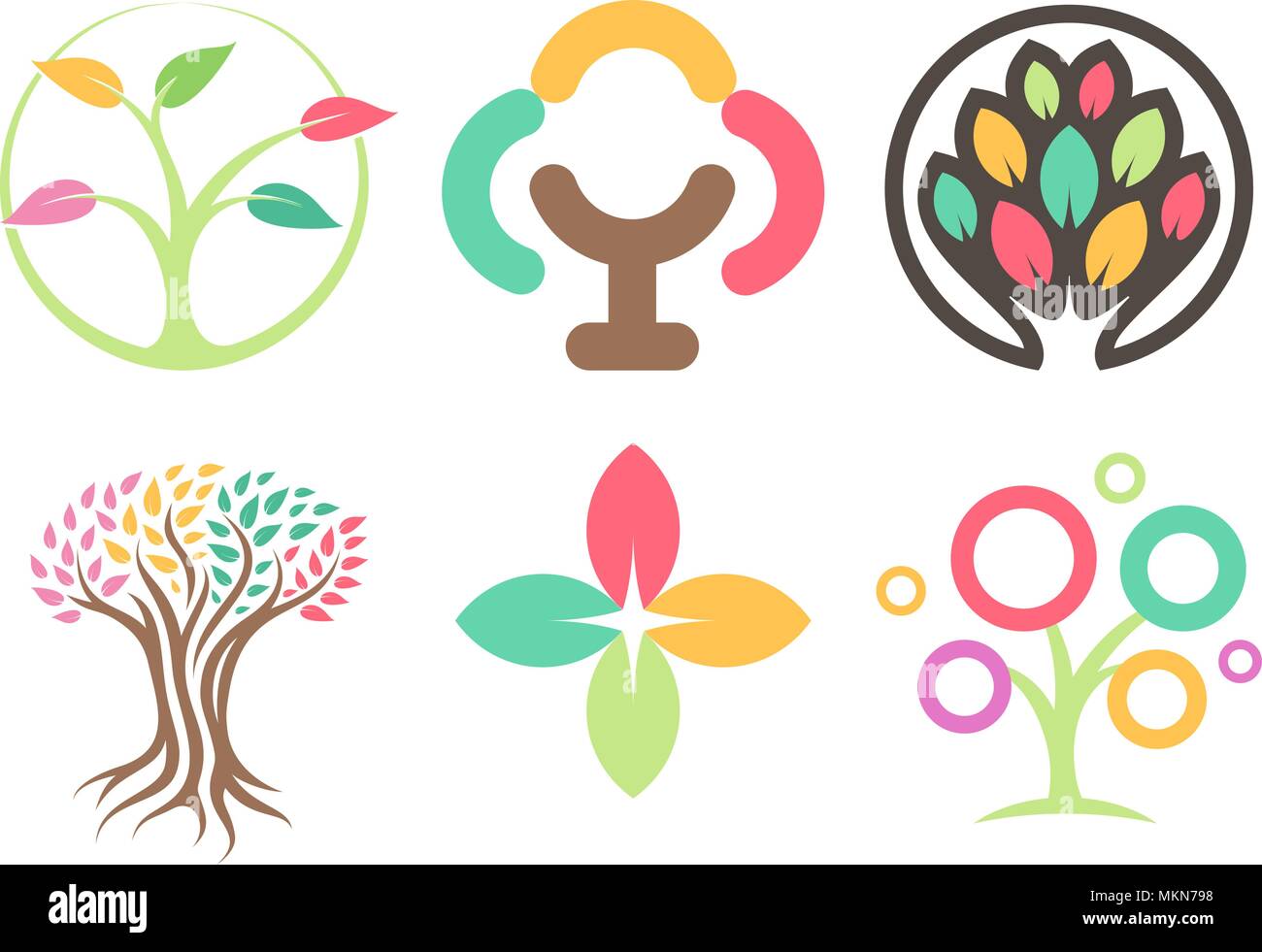Arboretum collection Stock Vector Images - Alamy