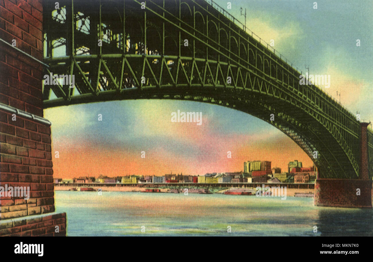 St louis missouri arch bridge hi-res stock photography and images - Alamy