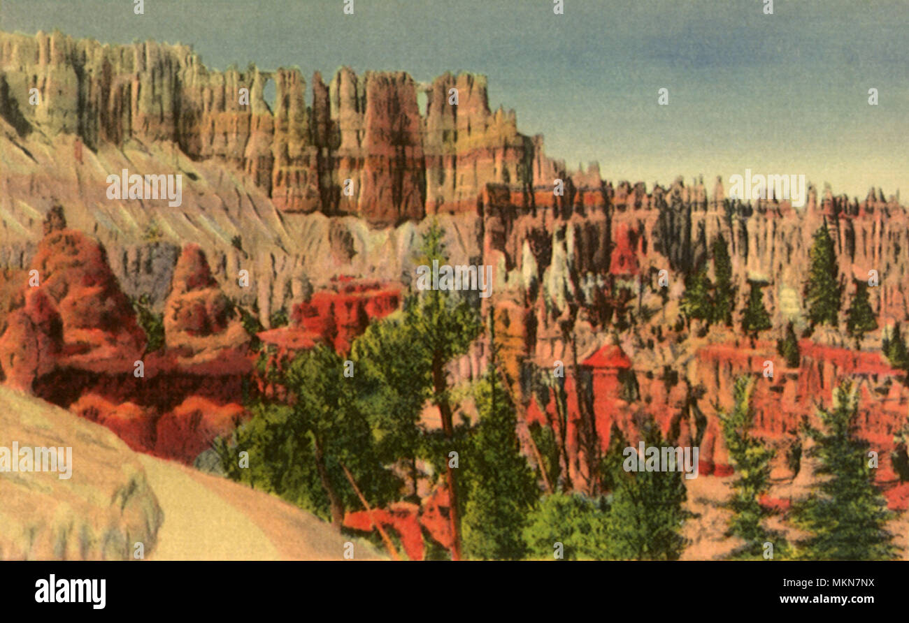 Wall of windows bryce canyon hi-res stock photography and images - Alamy