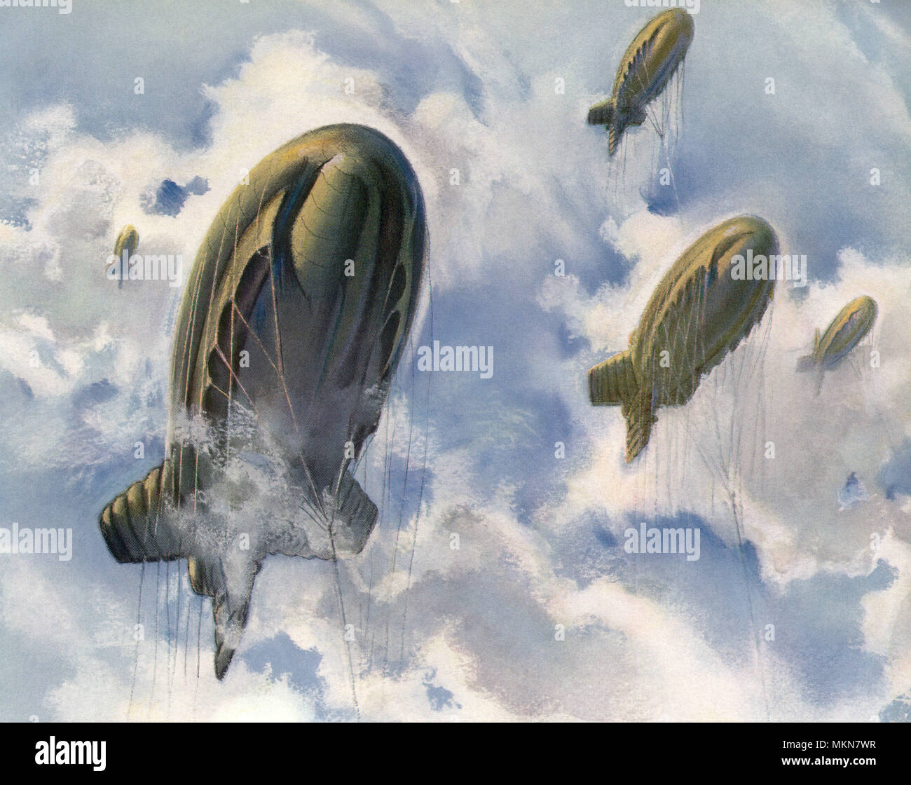 Barrage balloons hi-res stock photography and images - Alamy