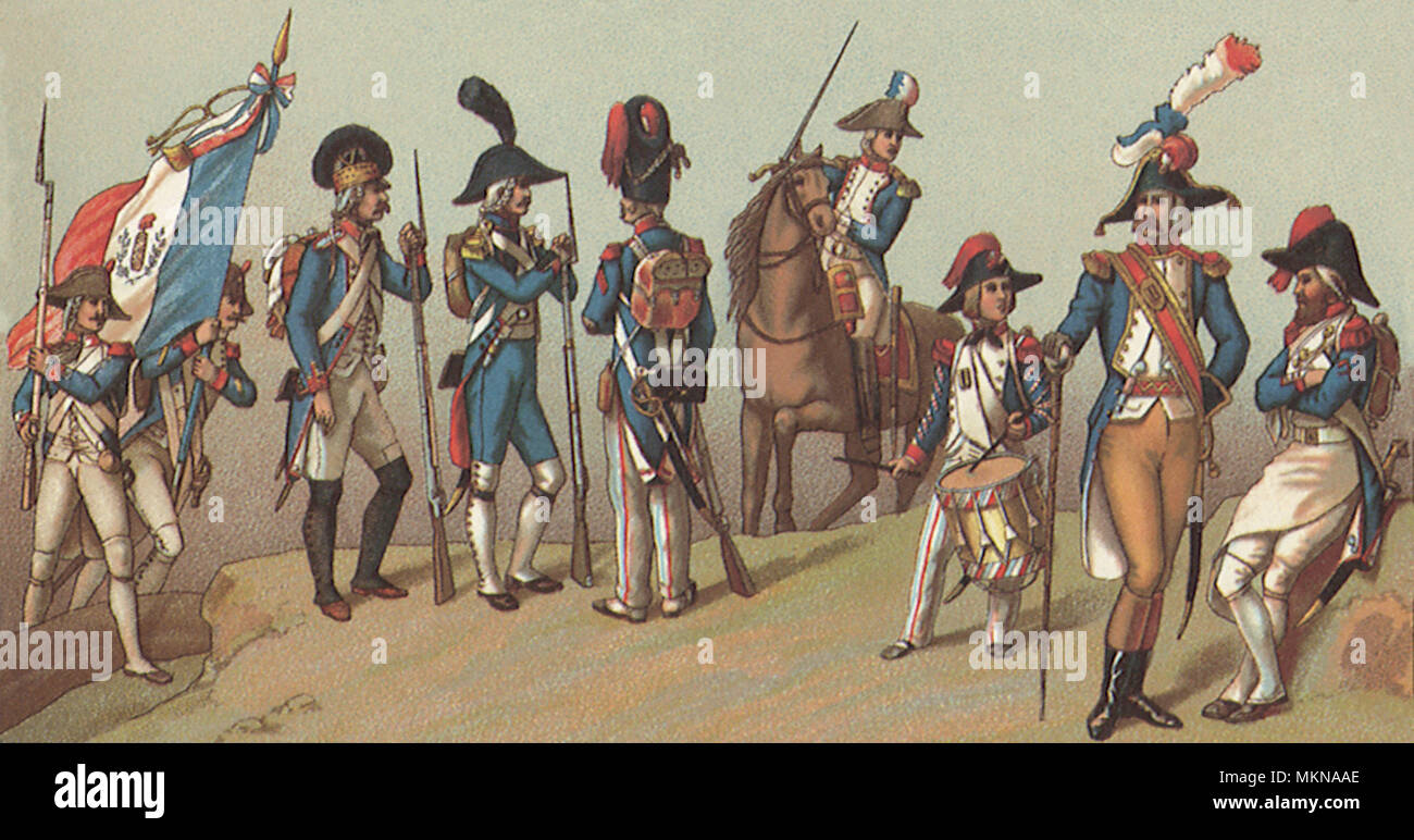 History of french military uniforms hi-res stock photography and images ...