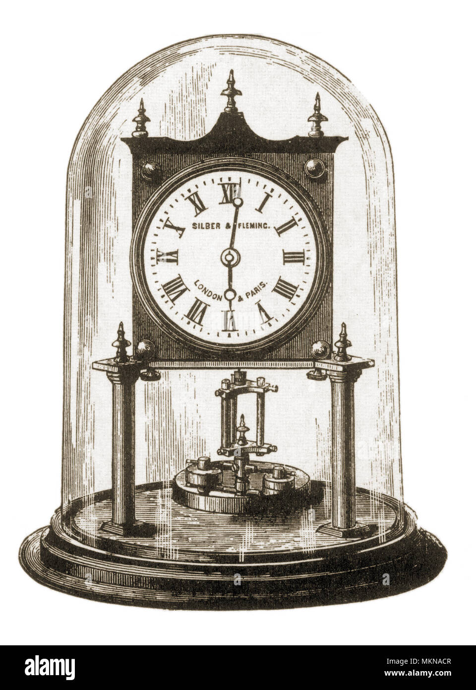 Clock glass dome hi-res stock photography and images - Alamy