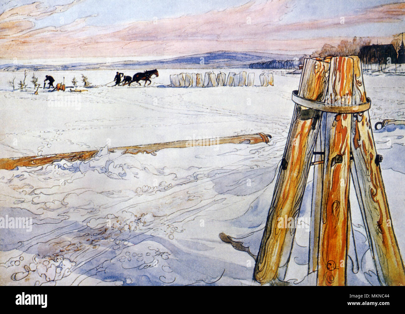 Ice cutting horse hi-res stock photography and images - Alamy