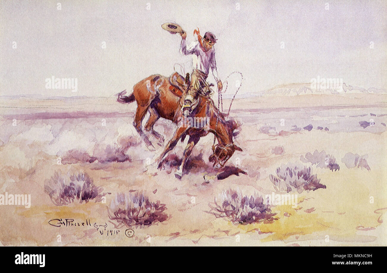 Bronco buster hi-res stock photography and images - Alamy