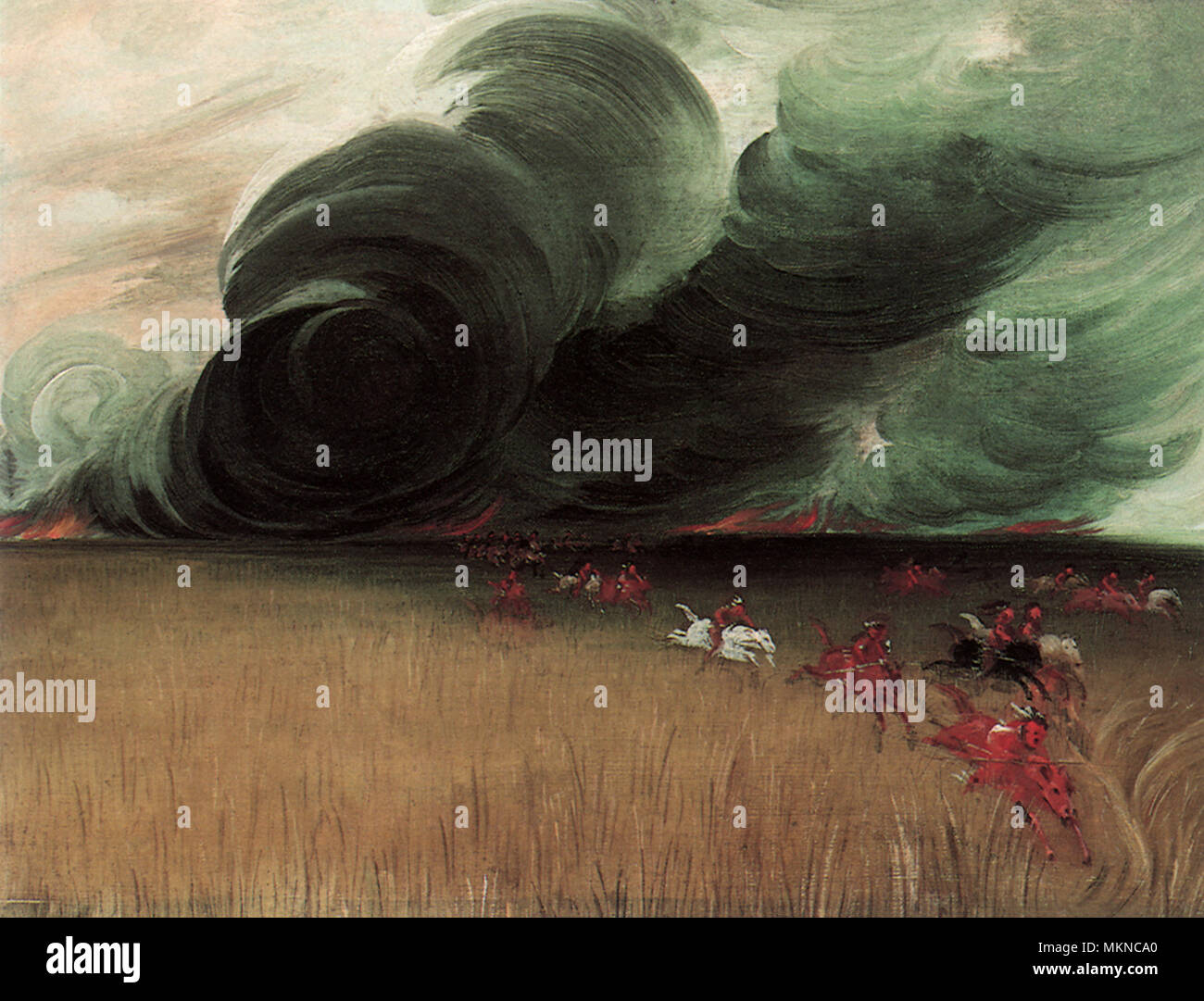 Prarie Meadows Burning Stock Photo - Alamy