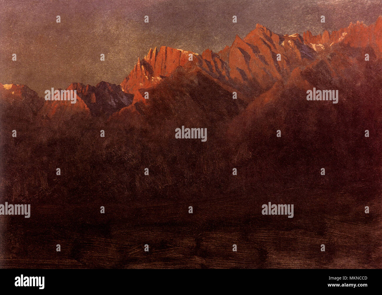 Sunrise in the Sierras Stock Photo - Alamy