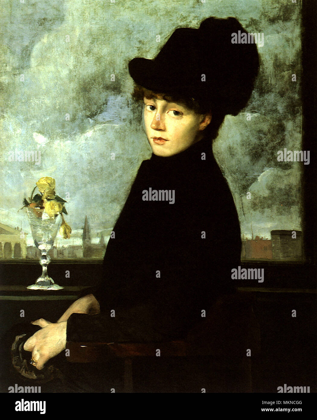 Against the Window Stock Photo - Alamy