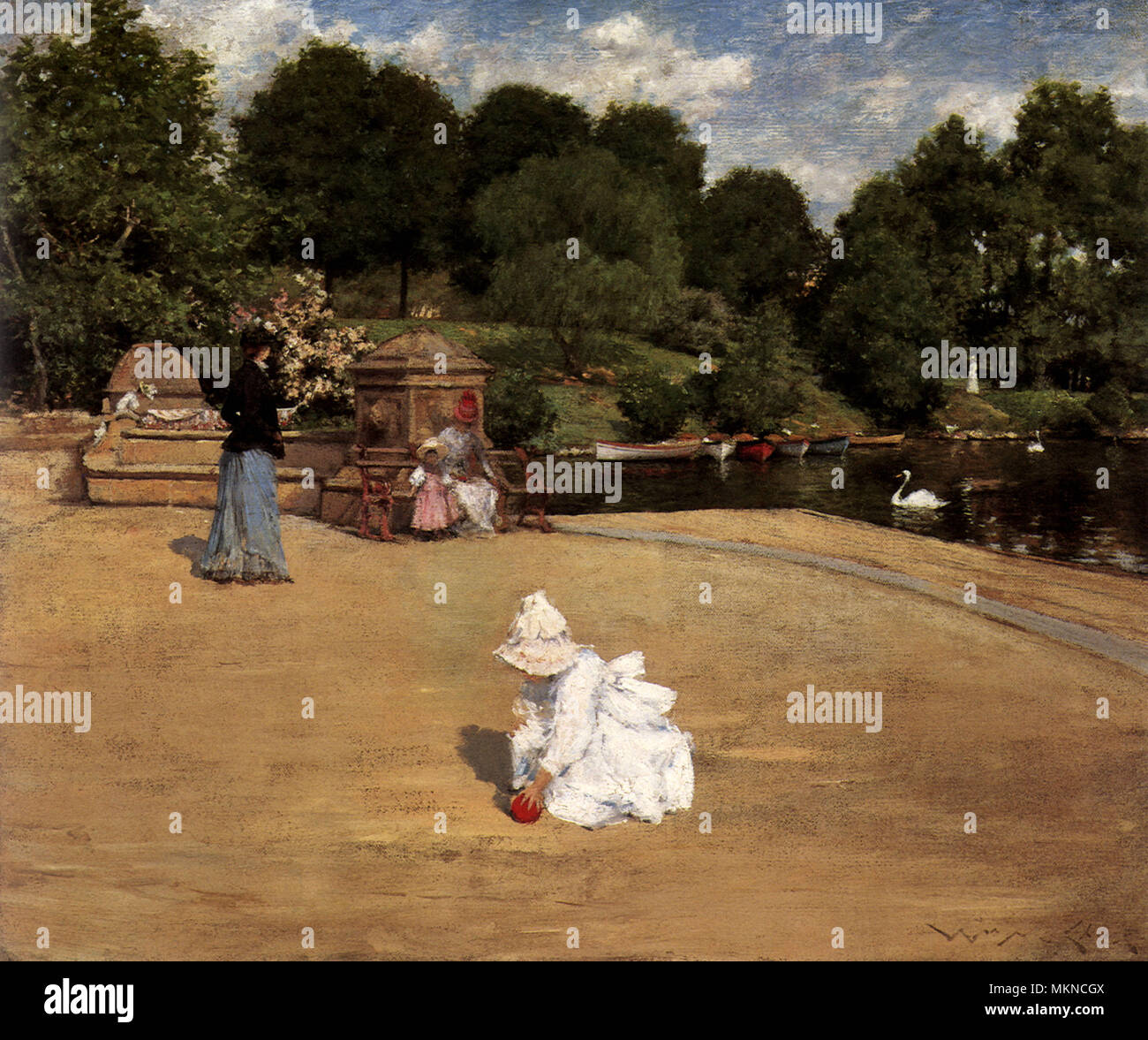 Early Morning Stroll Stock Photo - Alamy