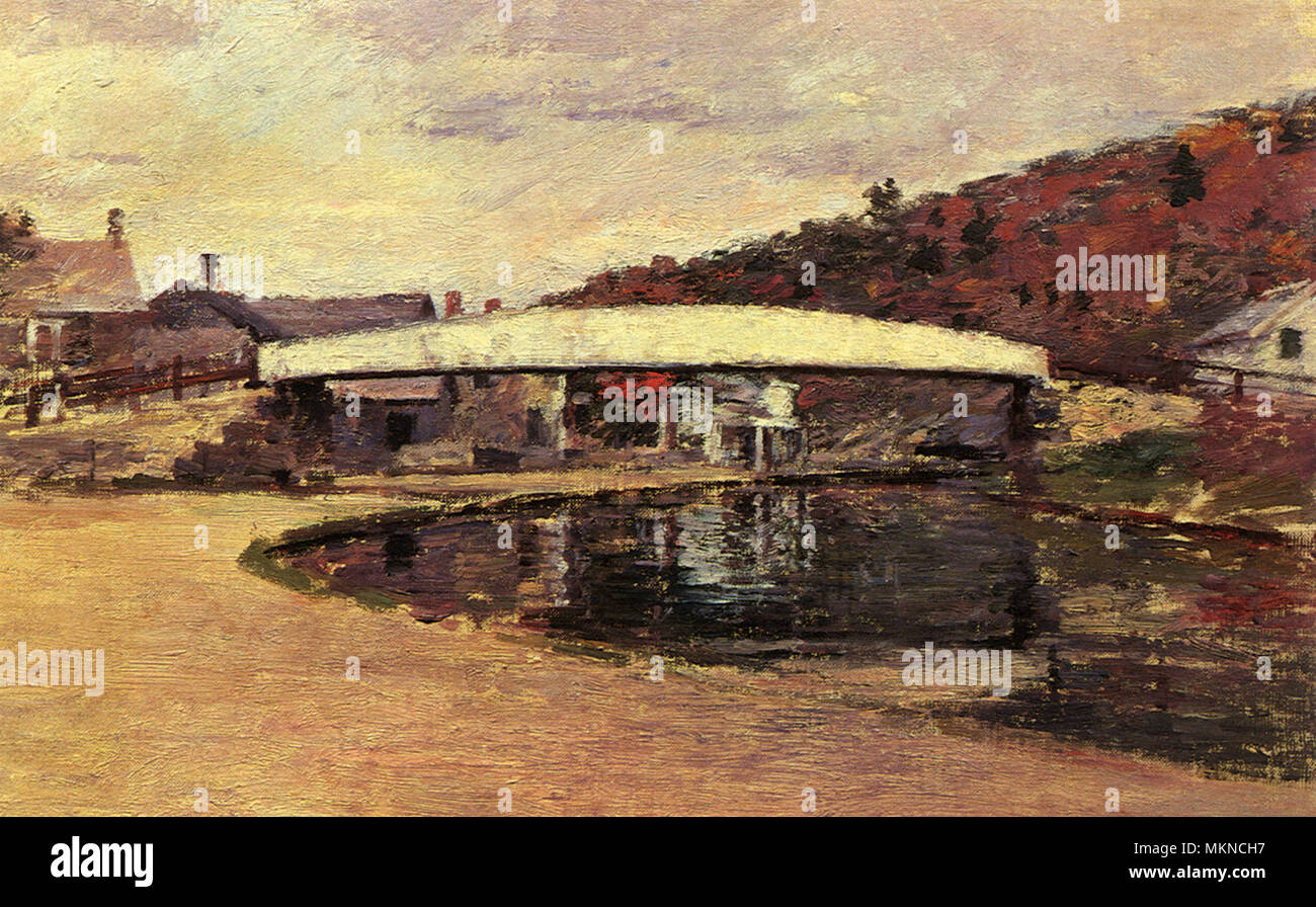 The White Bridge Stock Photo - Alamy