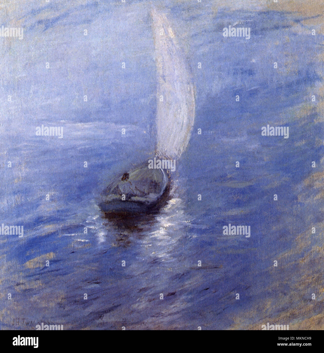 Sailing in the Mist Stock Photo - Alamy