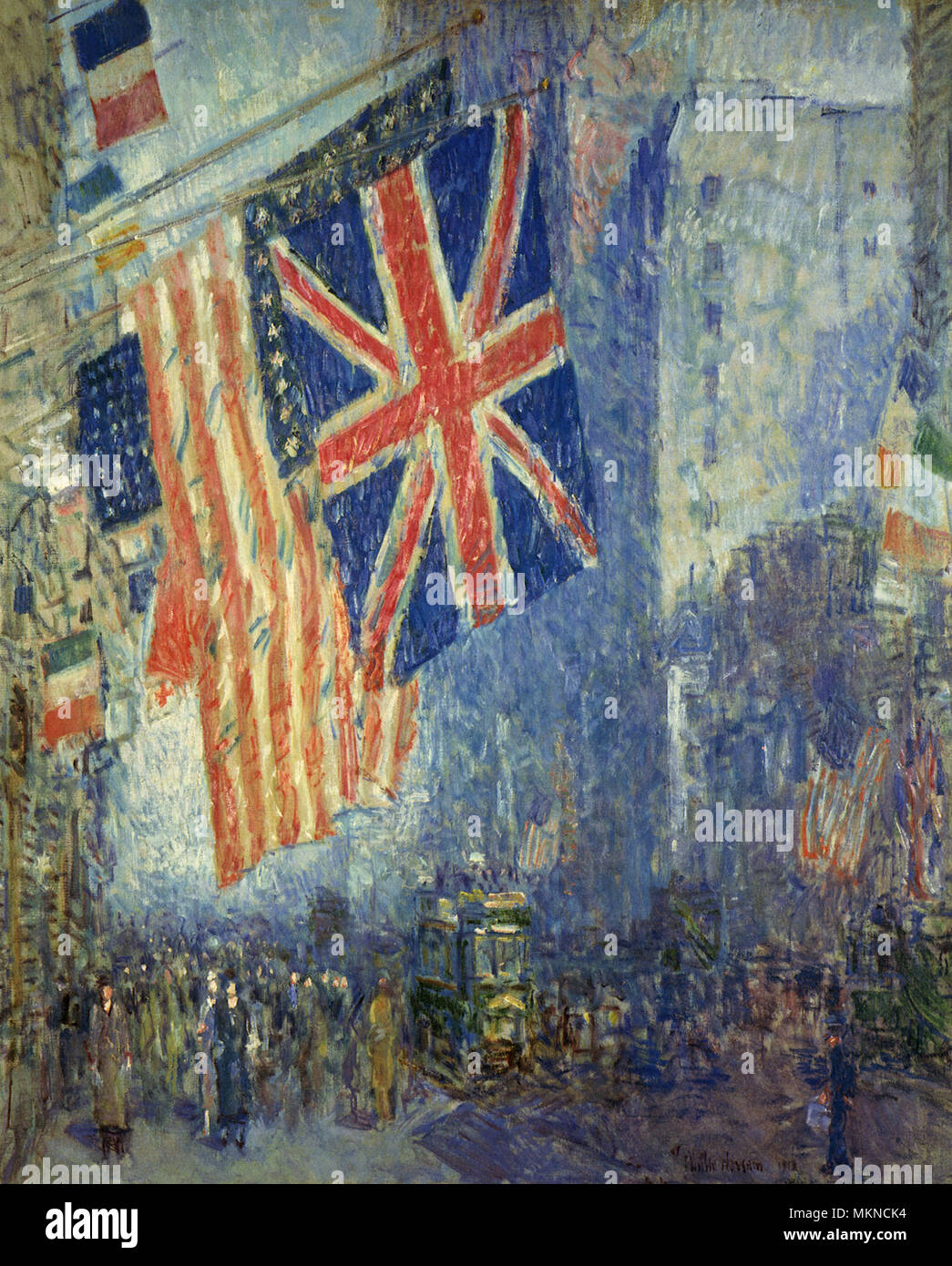The Union Jack, New York, April Morn Stock Photo - Alamy