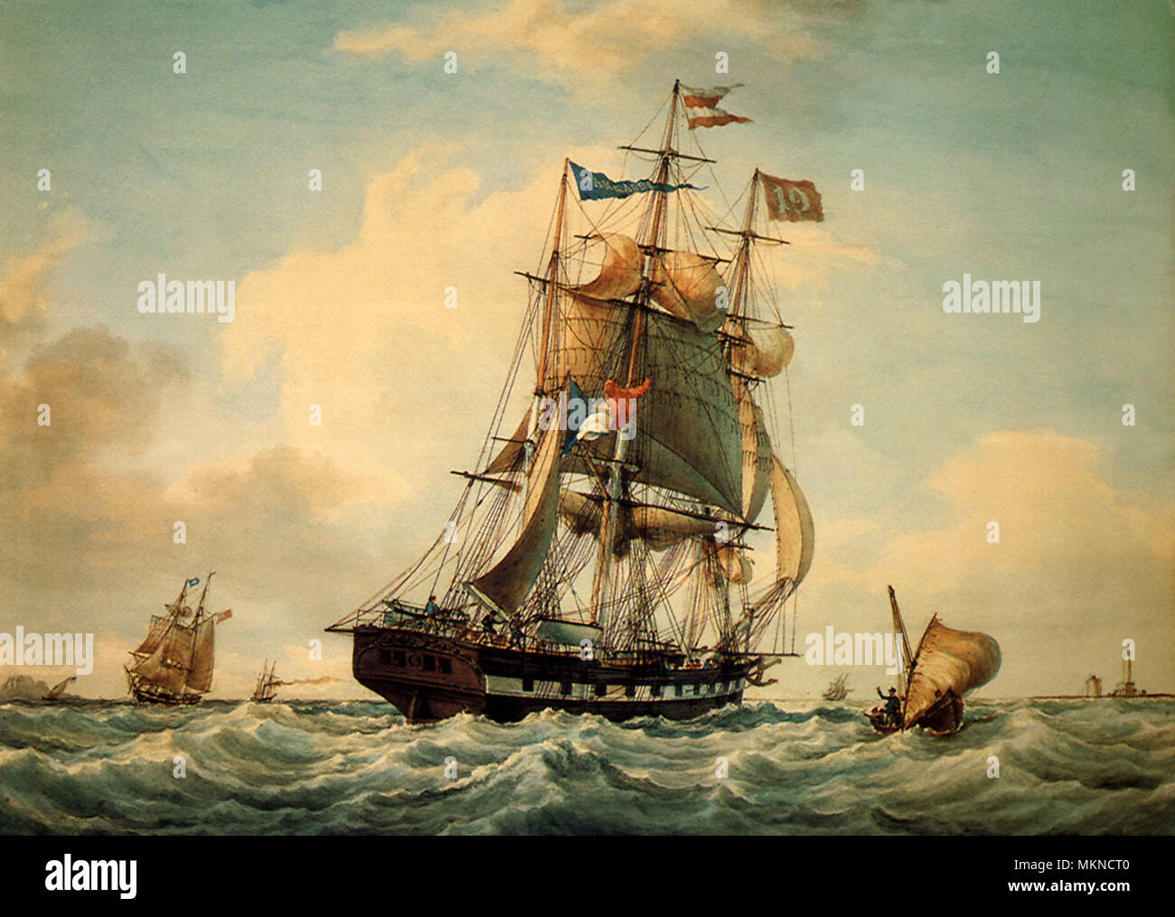 The French Barque Parnasse Stock Photo - Alamy