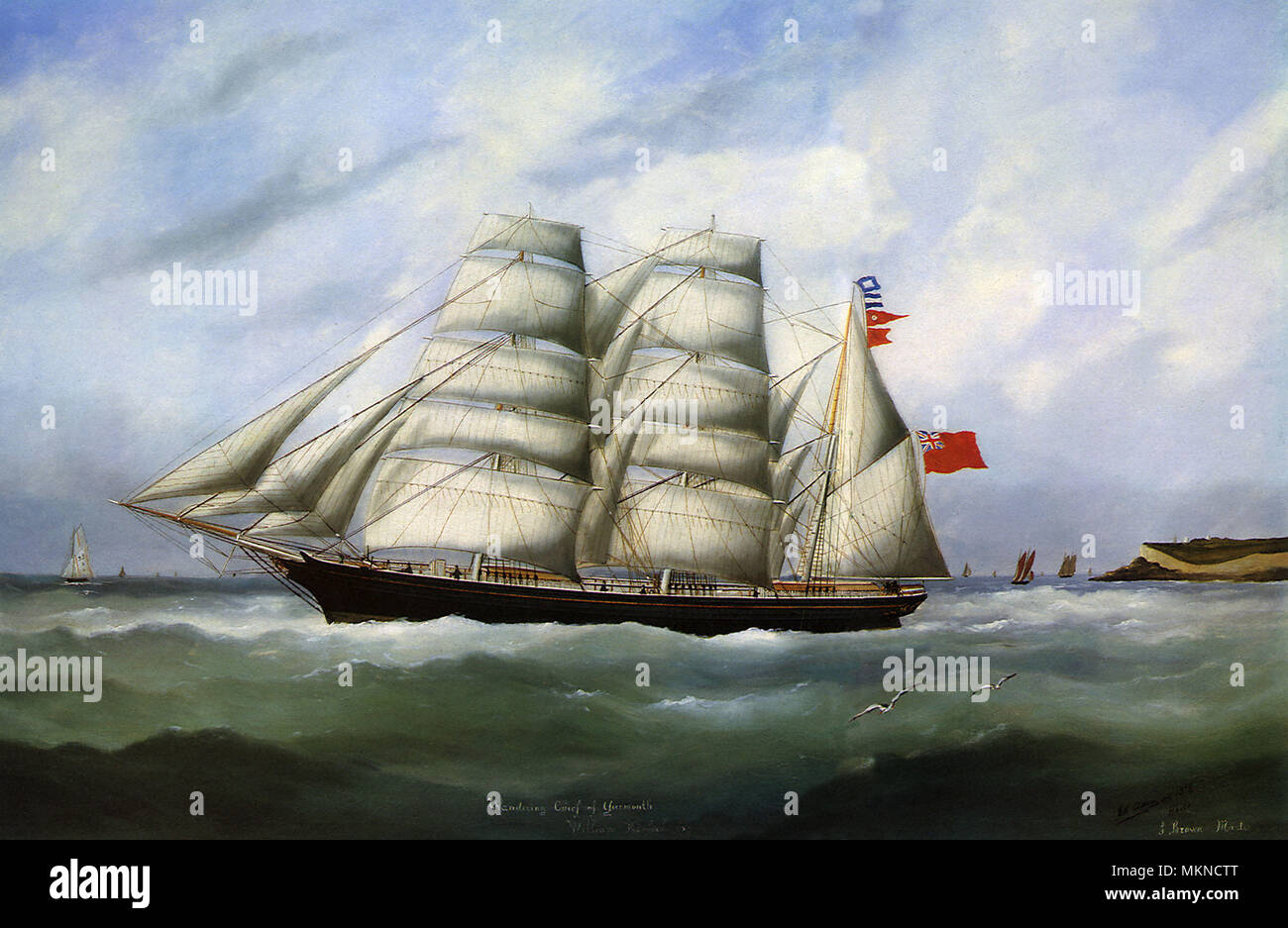 The British Barque Wandering Chief Stock Photo - Alamy