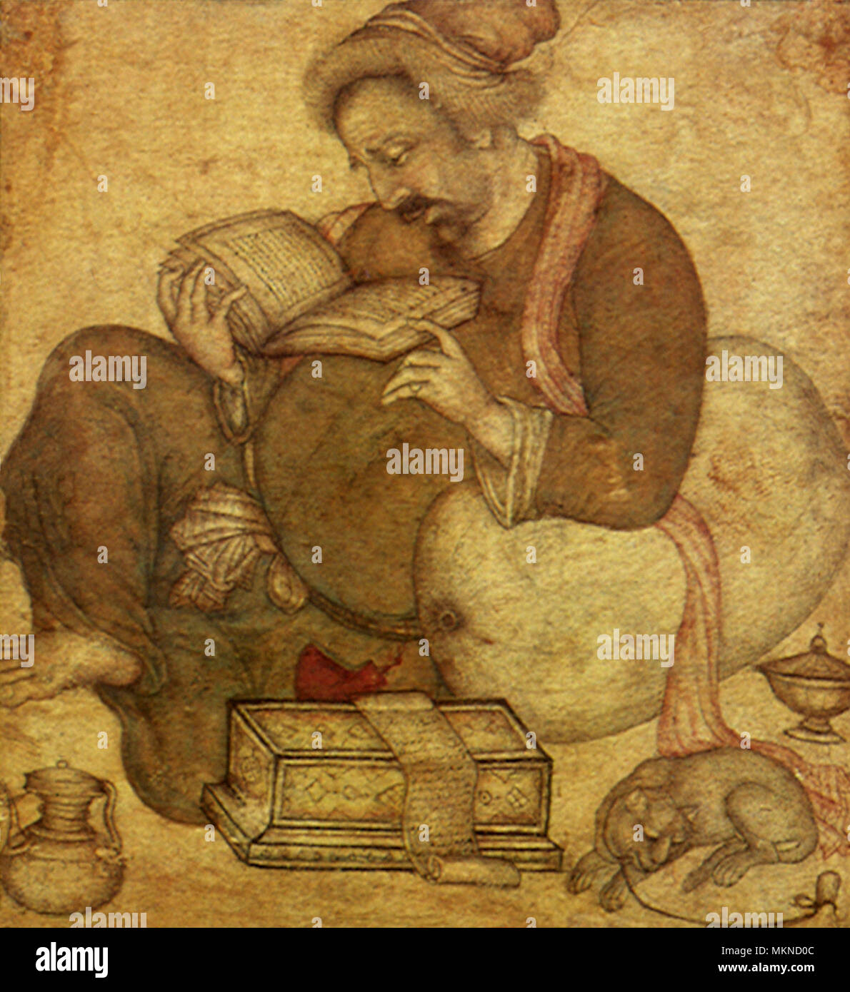 A Learned Man Stock Photo - Alamy