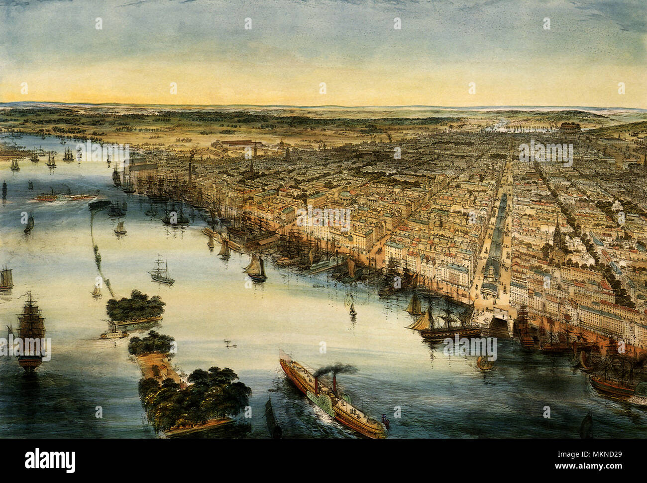 Aerial view philadelphia city pennsylvania hi-res stock photography and ...