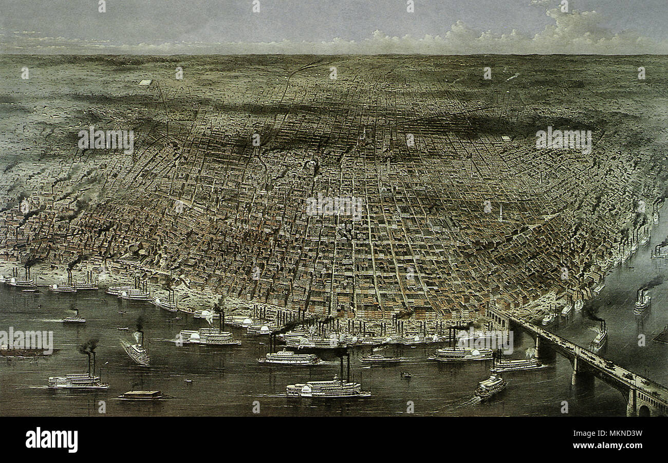 Mississippi River St Louis Art High Resolution Stock Photography and ...