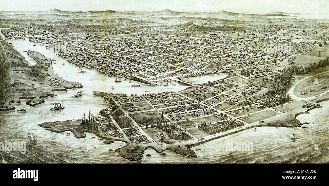 Birds eye view world map hi-res stock photography and images - Alamy