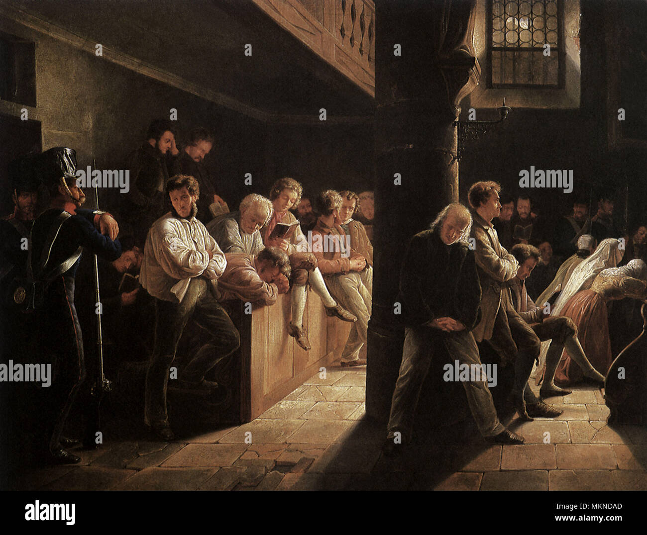 A Service in the Prison Chapel Stock Photo - Alamy