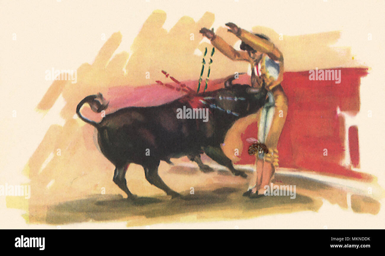 Bull stabbed hi-res stock photography and images - Alamy