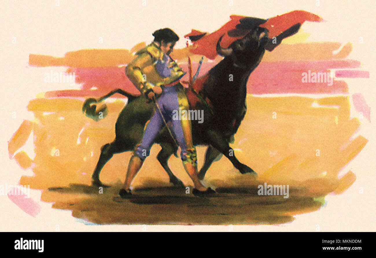 Matador with cape hi-res stock photography and images - Alamy