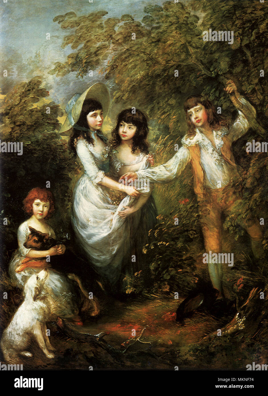 The Marsham Children Stock Photo - Alamy