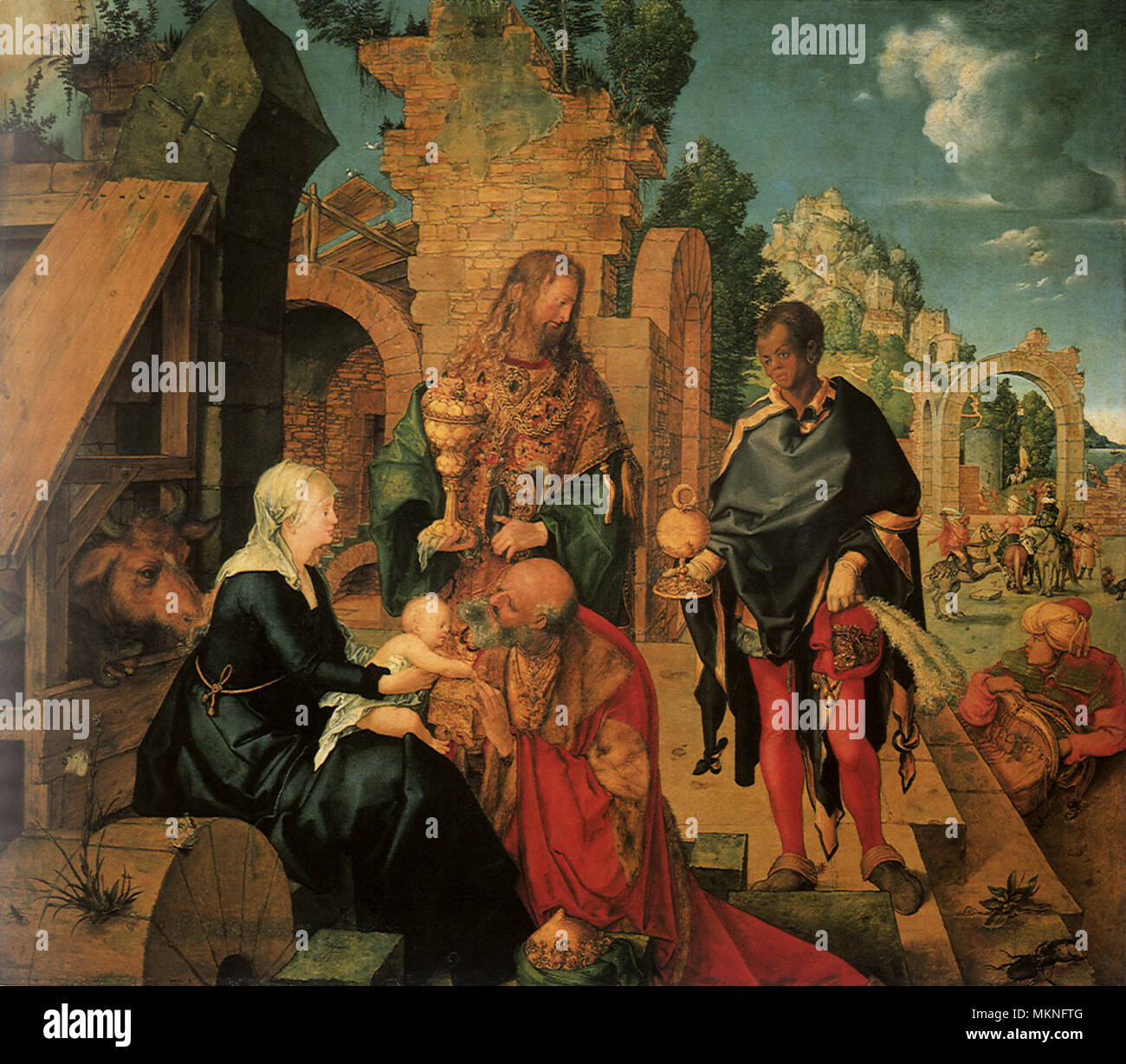 The Adoration of the Magi Stock Photo - Alamy