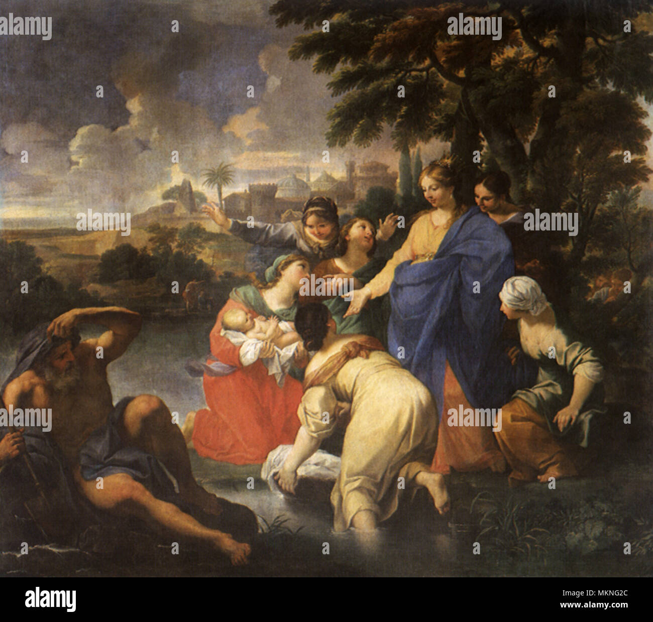 The Finding of Moses Stock Photo - Alamy