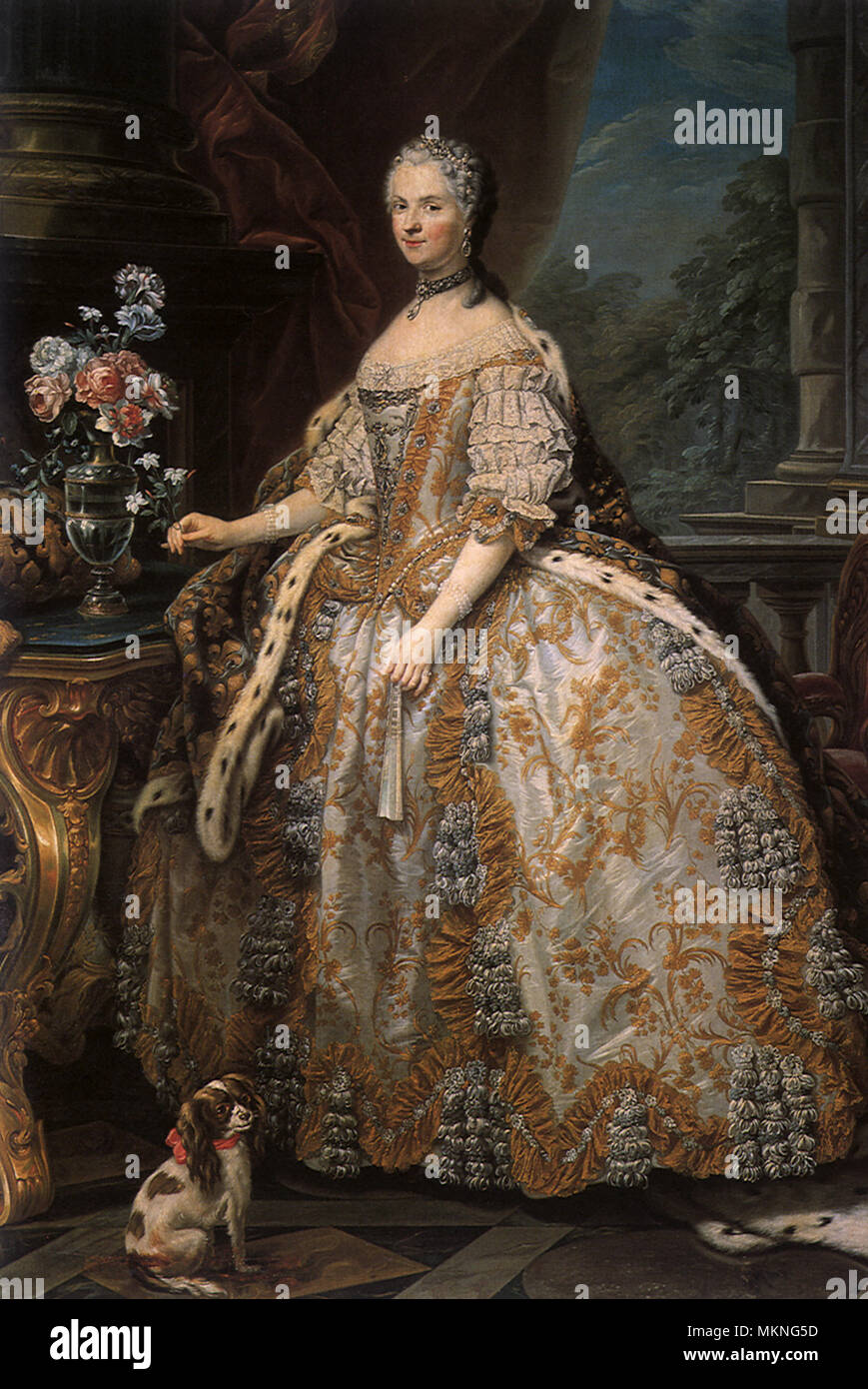 Portrait of Maria Leszcy´nska Stock Photo - Alamy