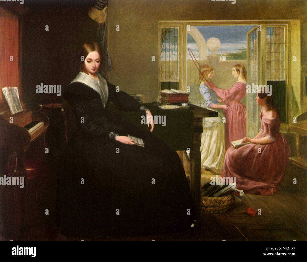 Victorian teacher hi-res stock photography and images - Alamy