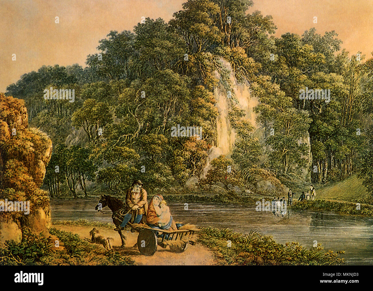 A View of Fennor Rock on the Boyne, Co. Meath Stock Photo - Alamy