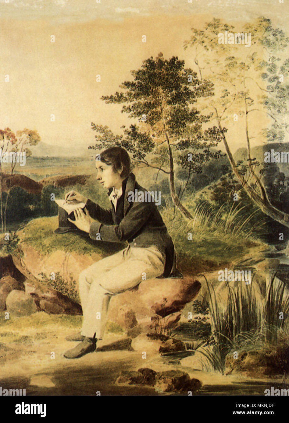 Portrait of Edward Hayes Stock Photo - Alamy