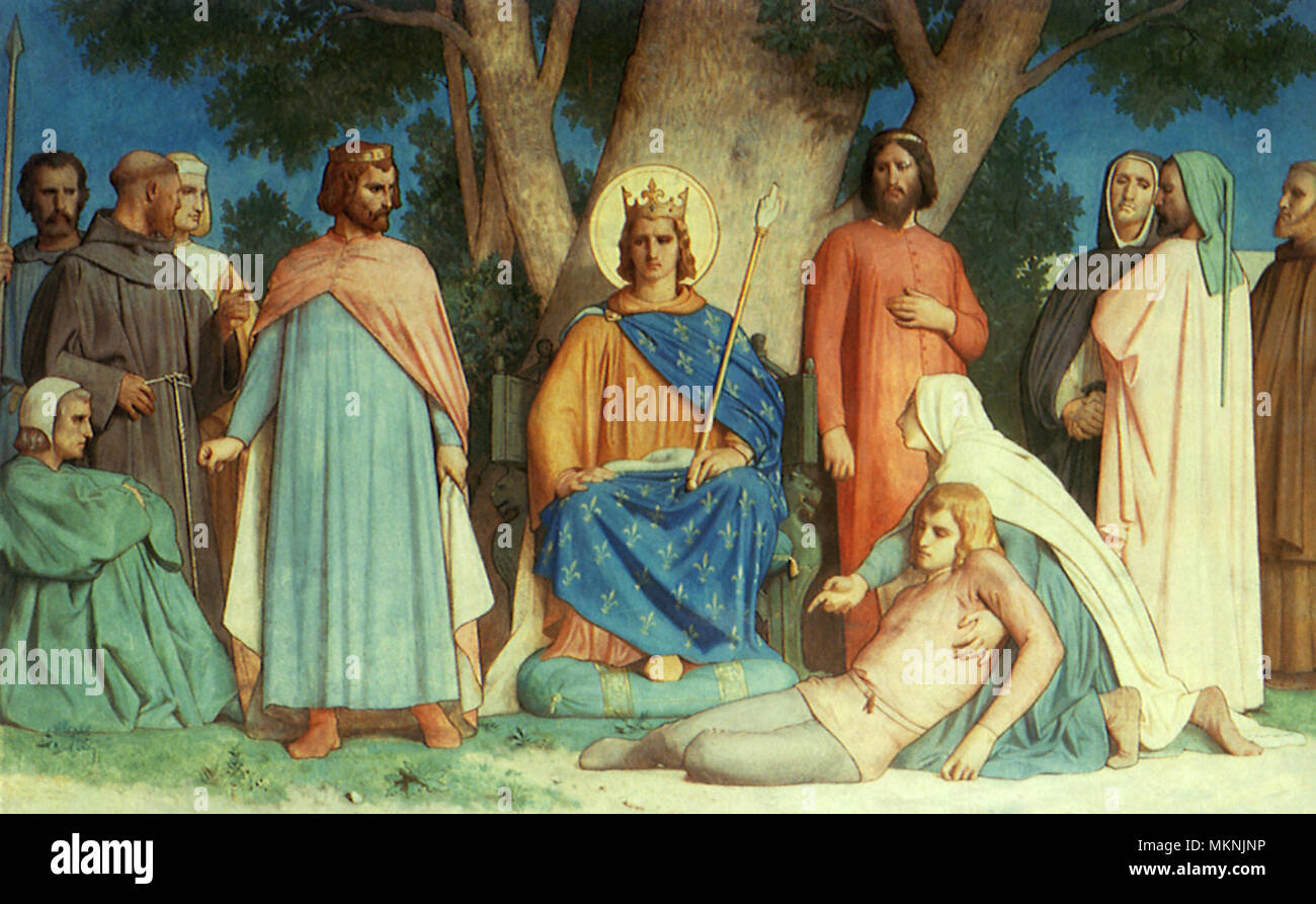 Saint Louis Rendering Justice Stock Photo - Alamy