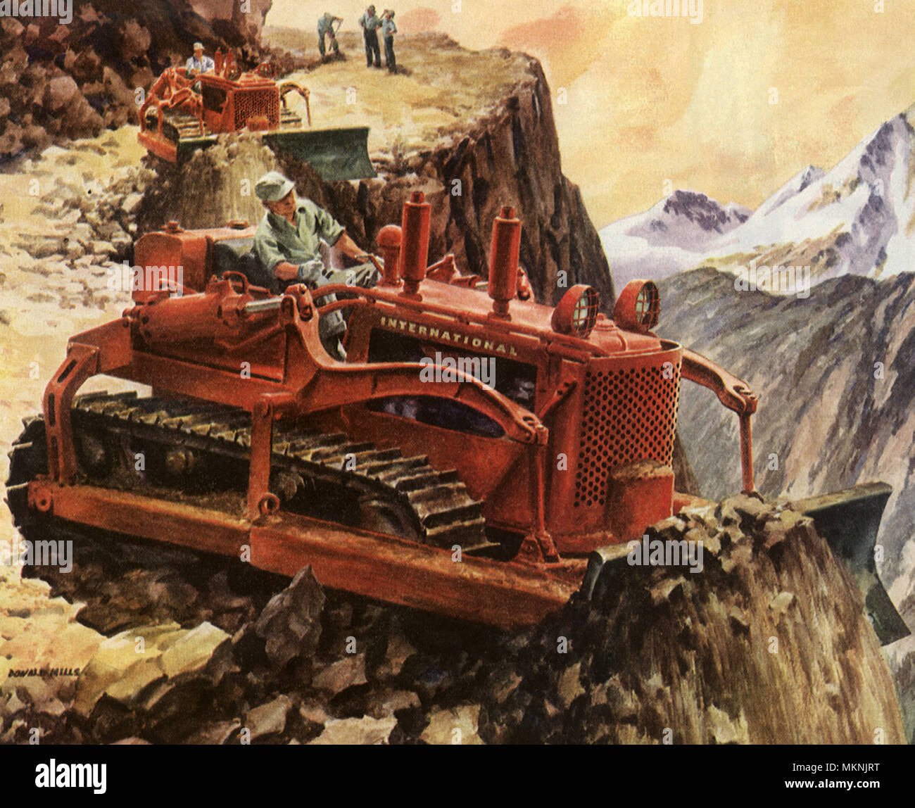 Bulldozer clearing trees hi-res stock photography and images - Alamy