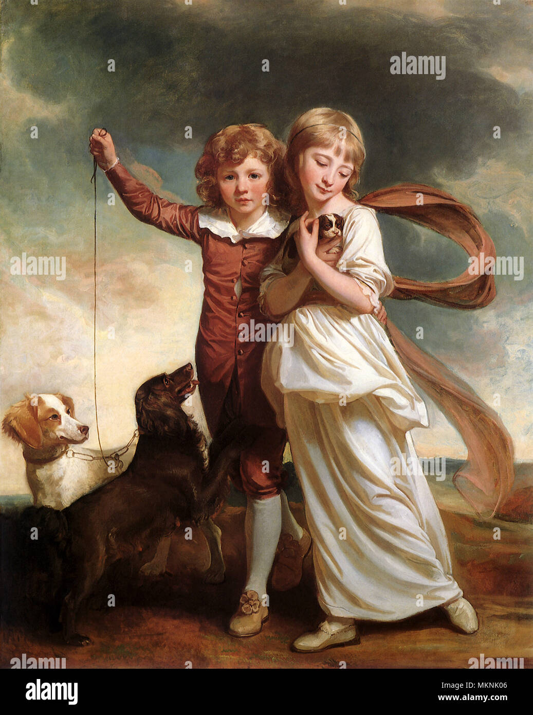 The Clavering Children Stock Photo - Alamy