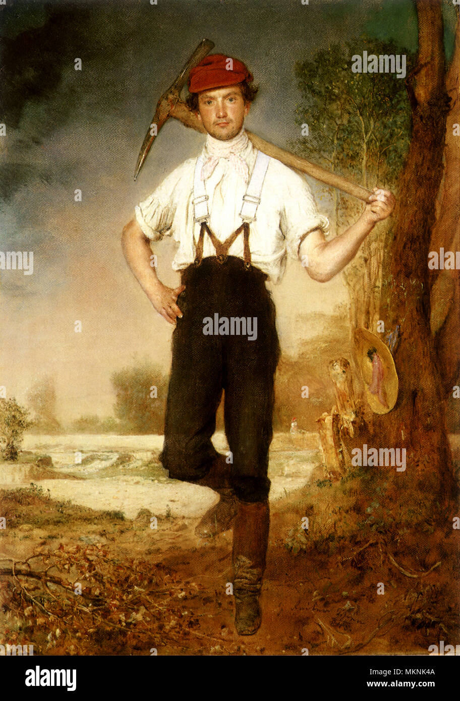 Male Ground Worker Stock Photo - Alamy