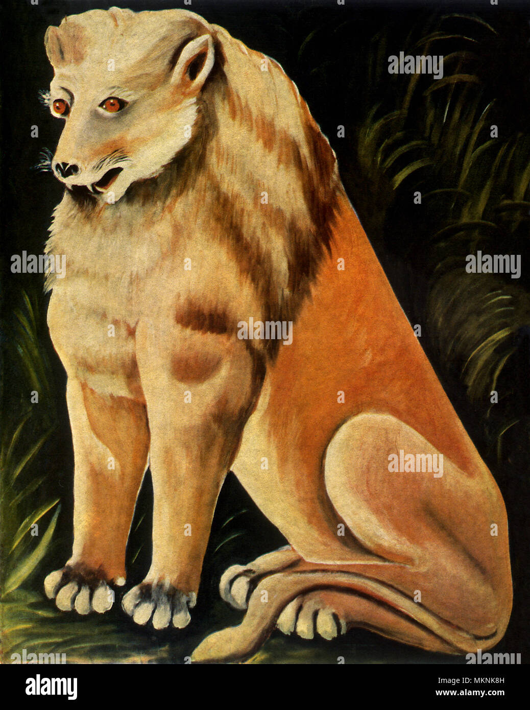 Lion sejant hi-res stock photography and images - Alamy