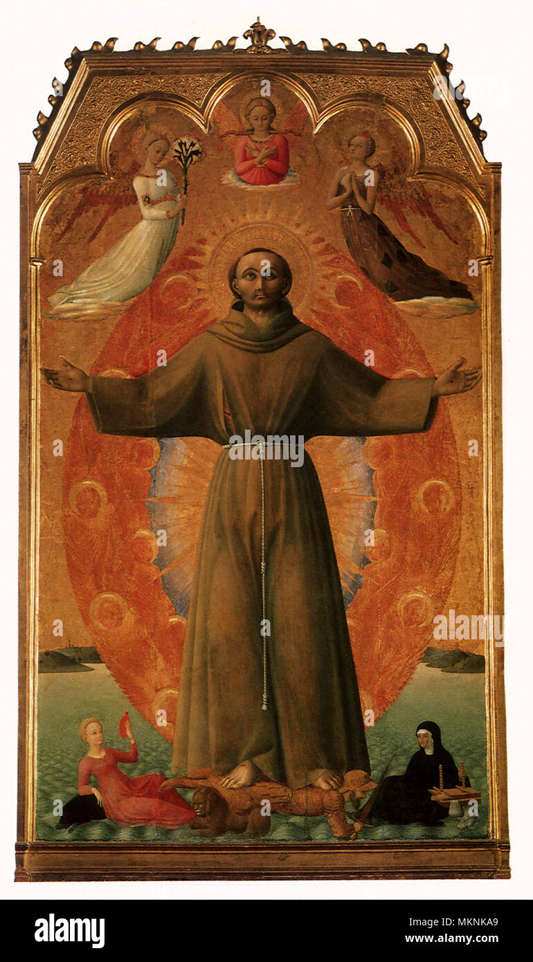 Glorification of Saint Francis Stock Photo - Alamy