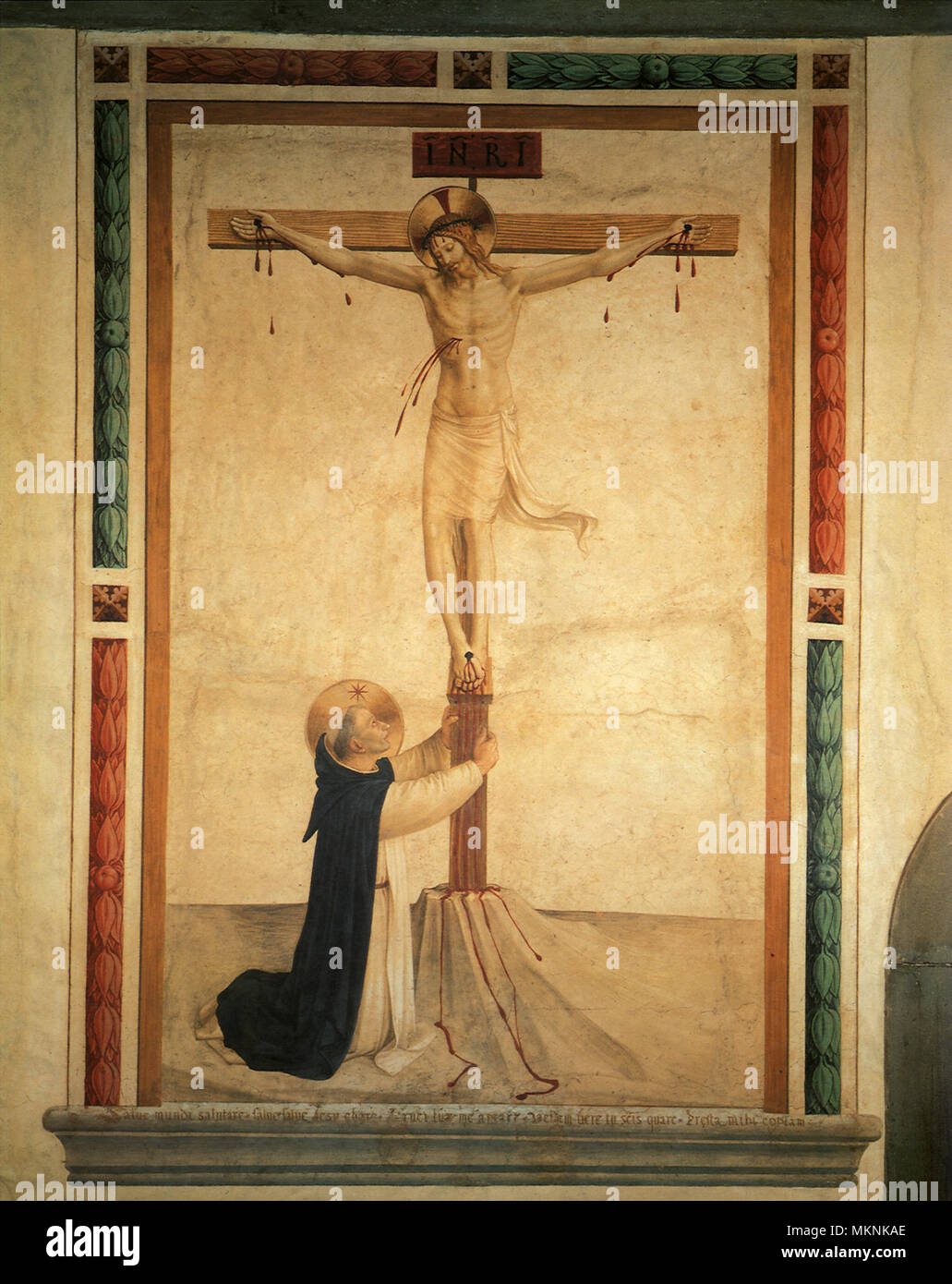 Saint Dominic with the Crucifix Stock Photo - Alamy