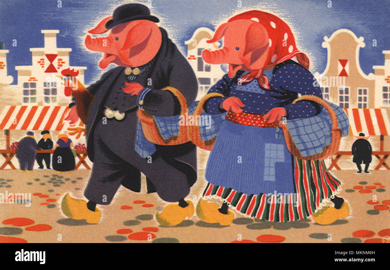 Two Dressed Pigs Stock Photo - Alamy