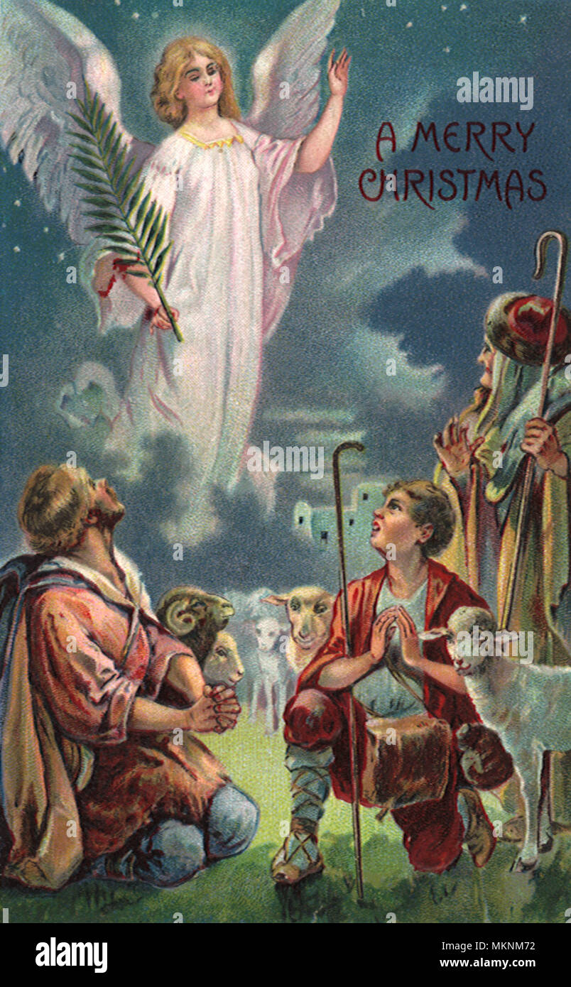 Angel and shepherds hi-res stock photography and images - Alamy