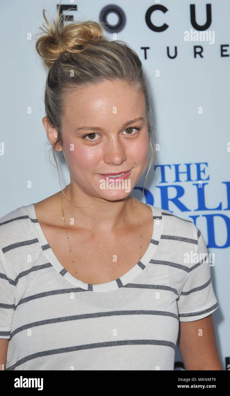 Brie Larson arriving at the World's End Premiere at the Arclight ...