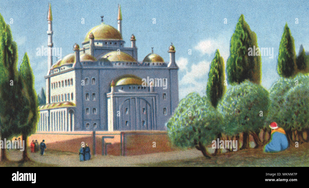 Mosque with Golden Domes, Cairo Stock Photo - Alamy