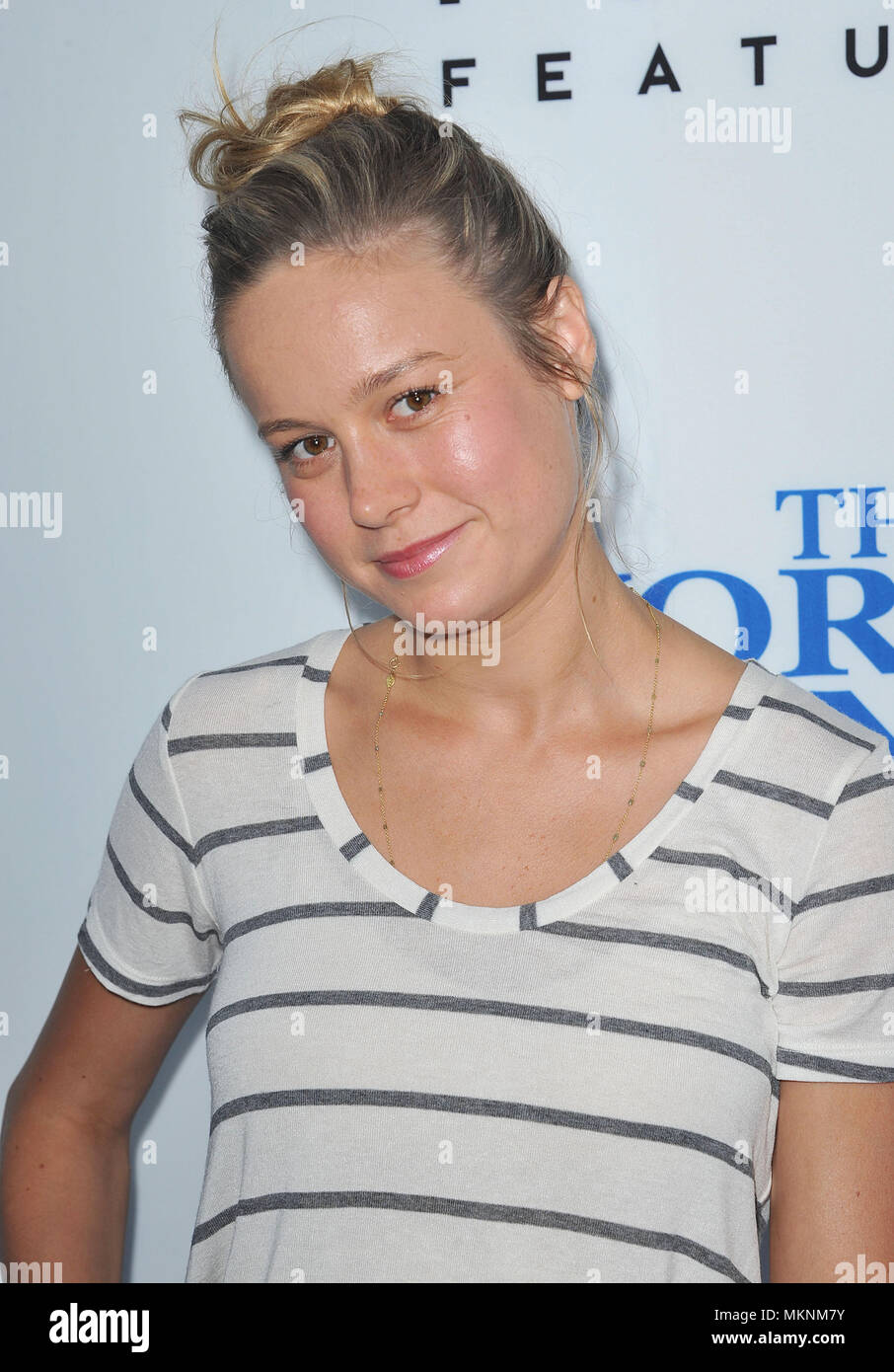 Brie Larson arriving at the World's End Premiere at the Arclight ...