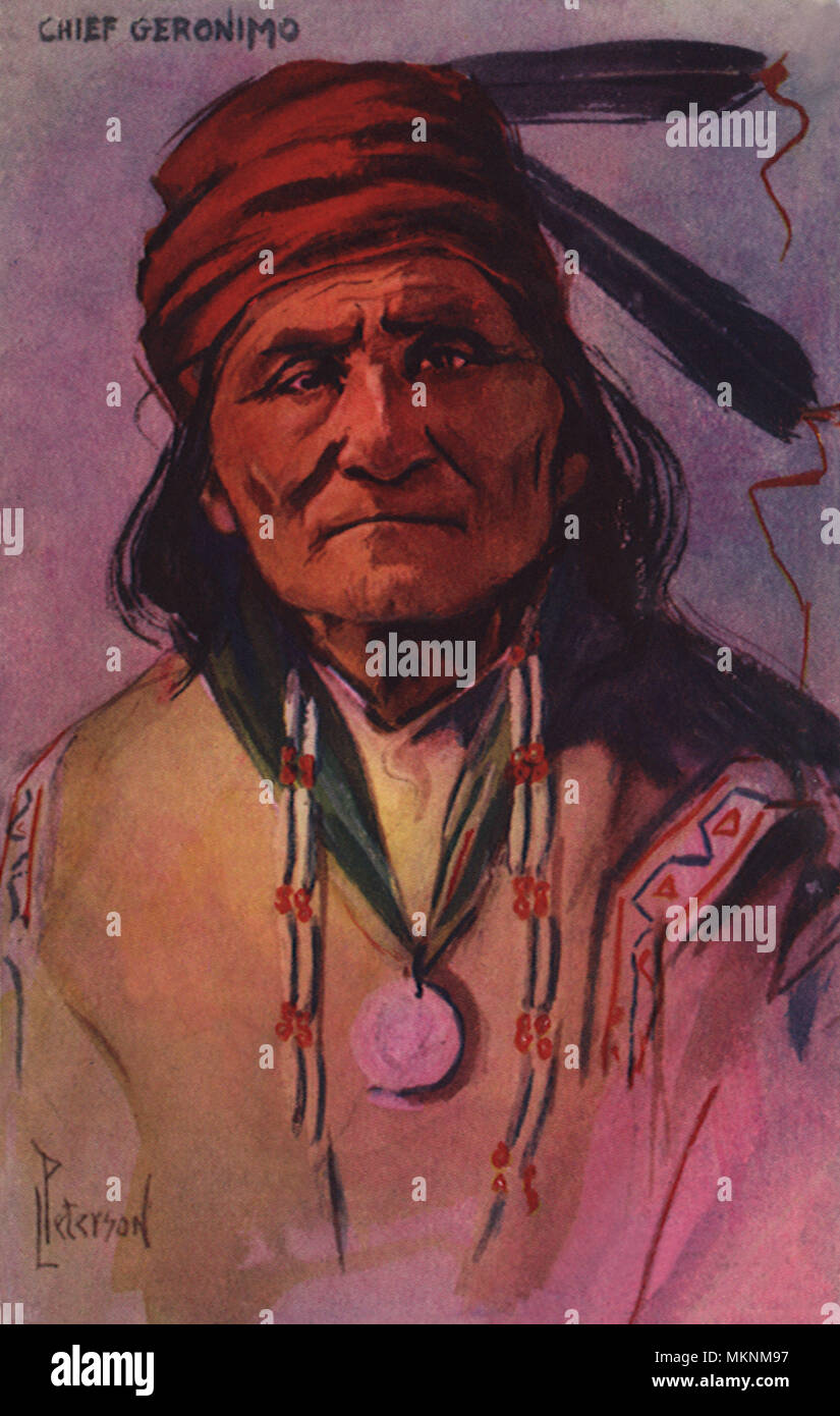Apache indian geronimo hi-res stock photography and images - Alamy