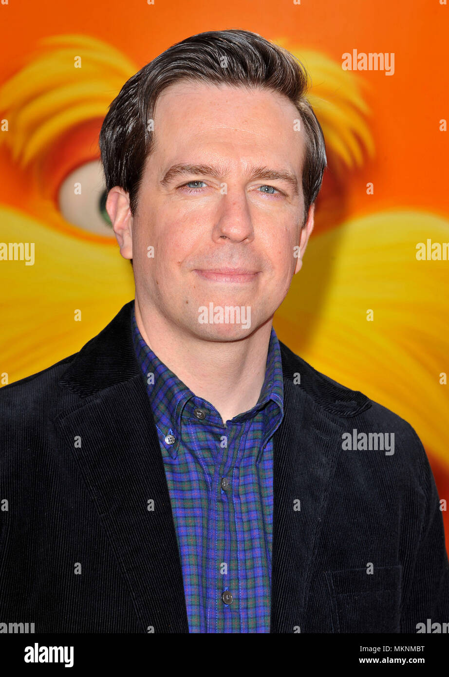 Ed Helms at the Dr Seuss The Lorax Premiere at the Universal ...
